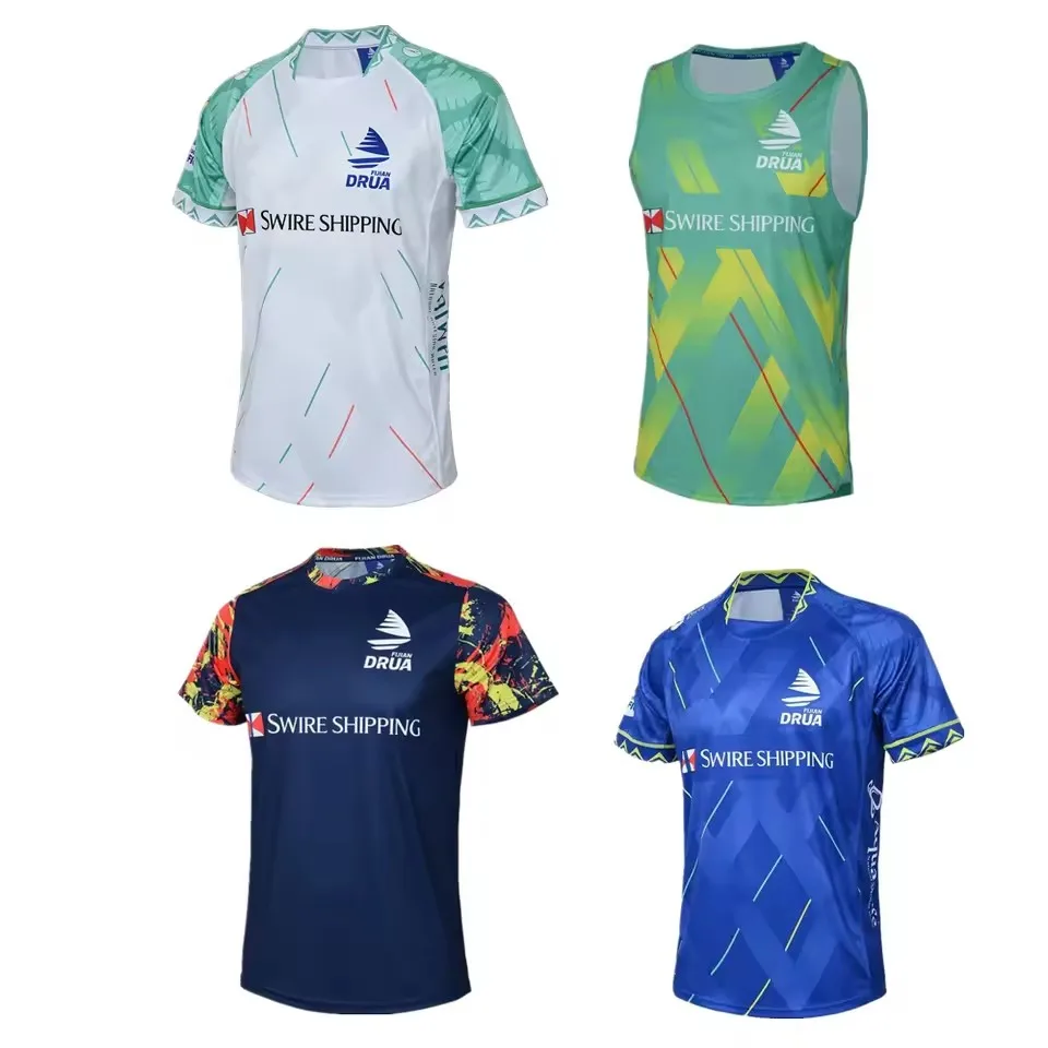 2025 FIJIAN DRUA rugby jersey fiji drua rugby shirt vest t-shirt ...