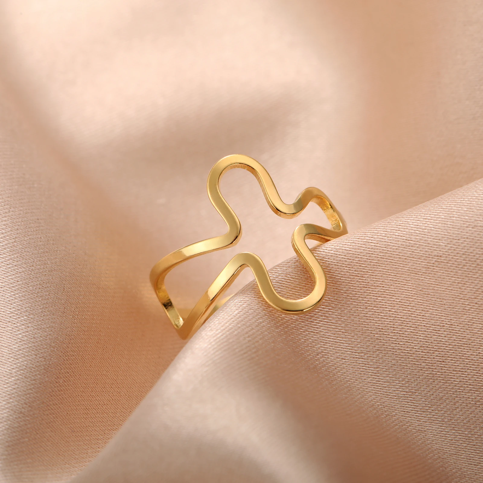 Skyrim-Irregular-Cross-Rings-Stainless-Steel-Gold-Color-Christian ...
