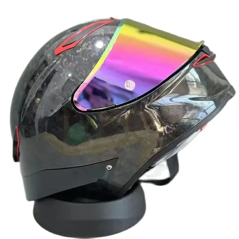 Carbon-Fiber-Material-Bright-Ice-Flower-Helmet-Men-and-Women-Riding ...
