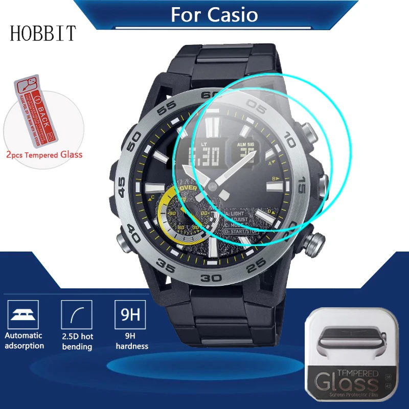 2PCS-HD-Clear-Protective-Glass-For-Casio-ECB-40P-ECB-40MP-ECB-40D-ECB ...