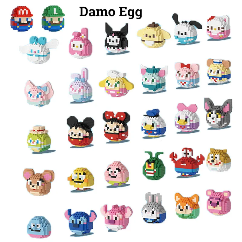 Disney-Mini-Building-Blocks-Anime-Figure-Stitch-Mickey-Mouse-Donald ...