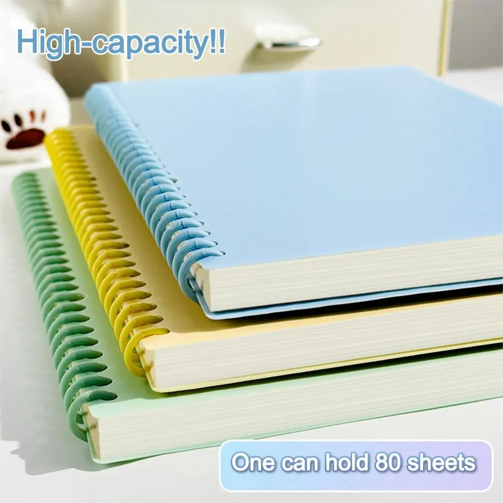 Portabel A5/B5 Color Binder Notebook Refillable PP Cover Coil Notepad ...