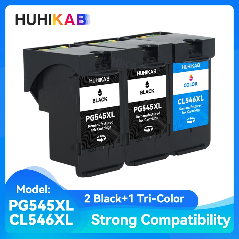 HUHIKAB-545XL-546XL-Compatible-Ink-Cartridge-Replacement-For-Canon-PG ...
