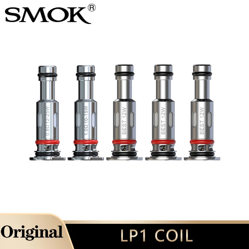 5-10PCS Original SMOK LP1 Coil Meshed 0.8ohm LP1 DC MTL 0.8ohm 1.0ohm Coils for NOVO 4/Pozz Pro ...