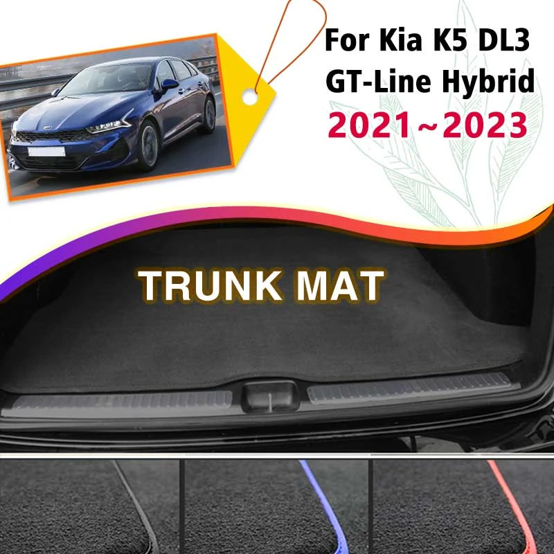 기아 K5 GT 라인 하이브리드 DL3 2021 2022 2023 부트, 화물 라이너 트레이, 트렁크 러기지 바닥 카펫 패드 액세서리| | - AliExpress