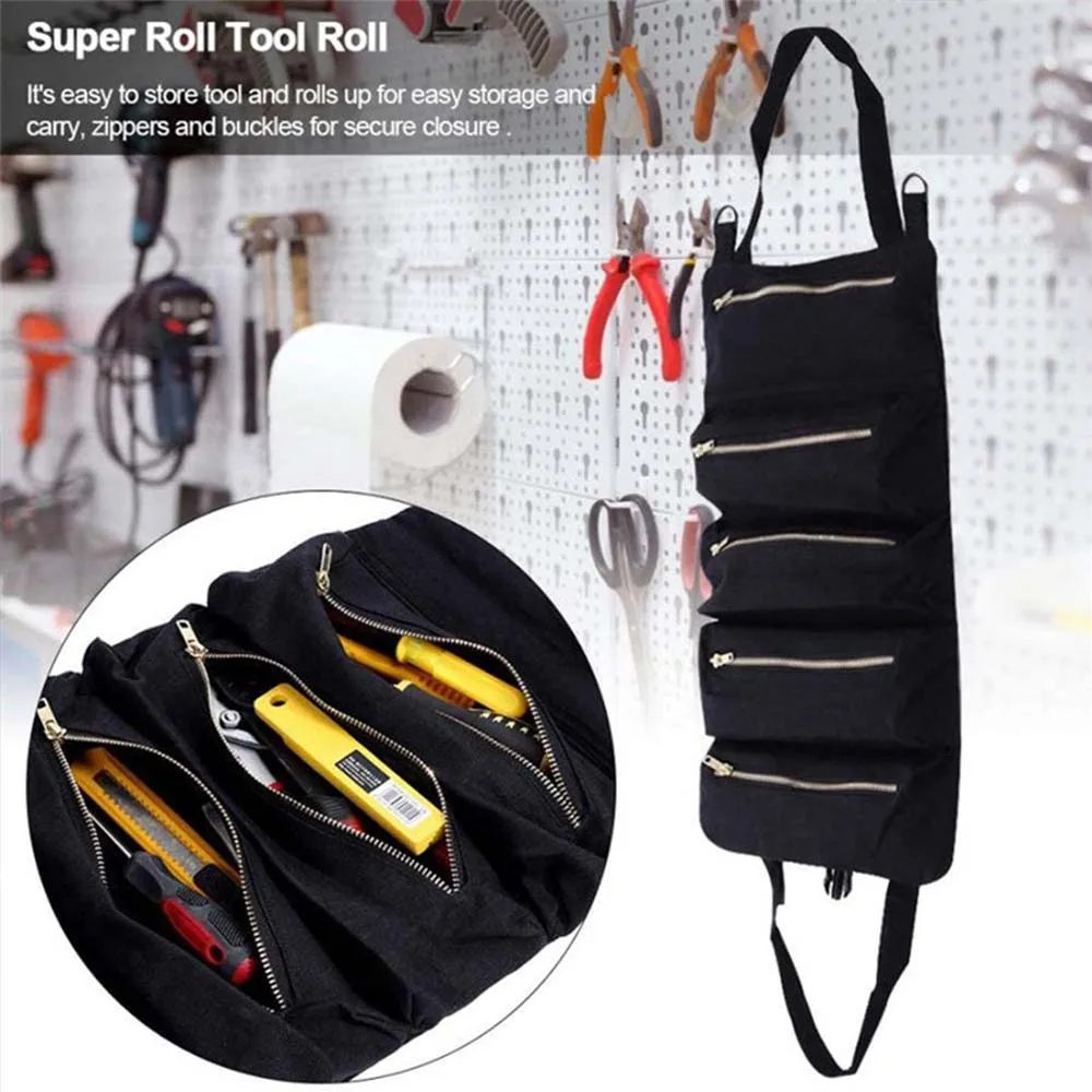 Suspension-Storage-Bag-Canvas-Multi-Layer-Zippered-Tool-Multifunctional ...