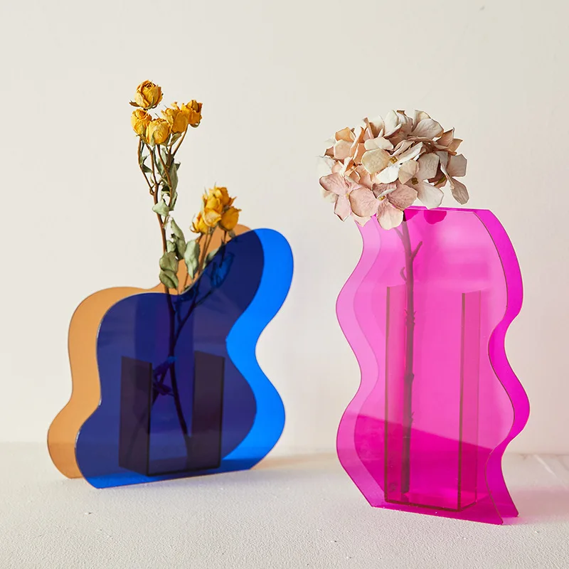 1pc Acrylic Creative Art Designer Nature Series Geometric Flower ...