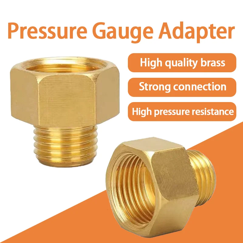 10pcs-Brass-Male-to-Female-Thread-Hex-Bushing-Pipe-Connectors-Brass ...