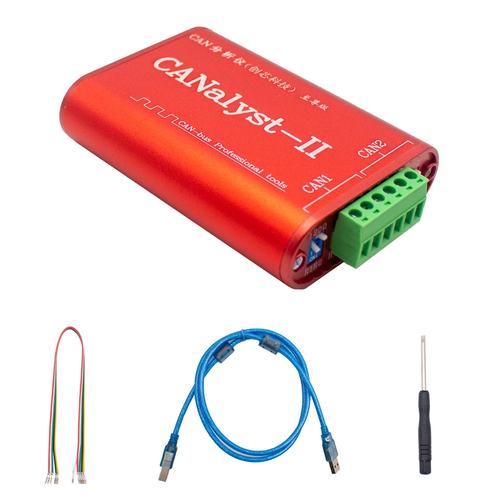CANalyst II USB to CAN 분석기, CAN BUS 컨버터 어댑터, ZLGCANpro 지원|usb saleae ...