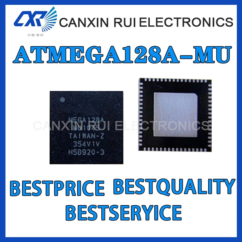 100% new original ATMEGA128A MU MEGA128A chip QFN64 single chip microcontroller chip| | - AliExpress