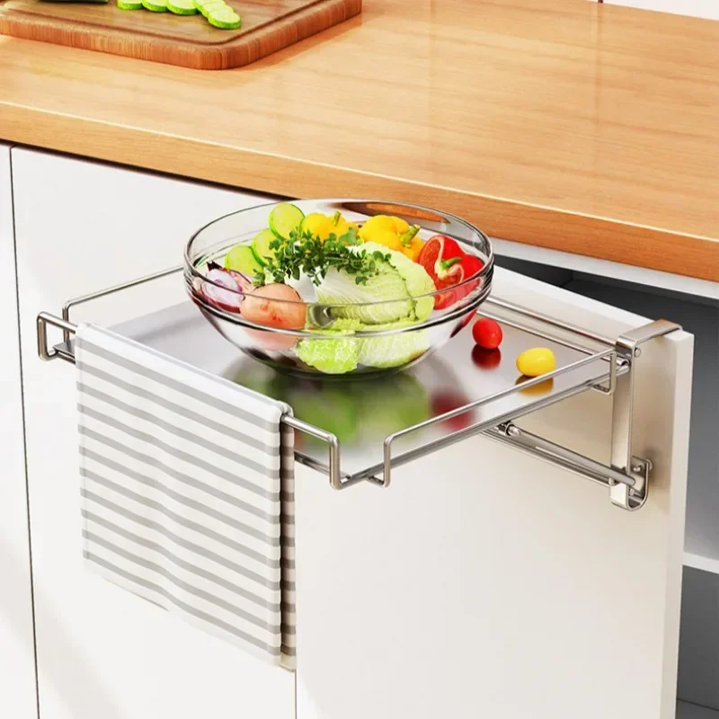 Stainless Steel Foldable Countertop Storage Rack, Space-saving, Can Be ...