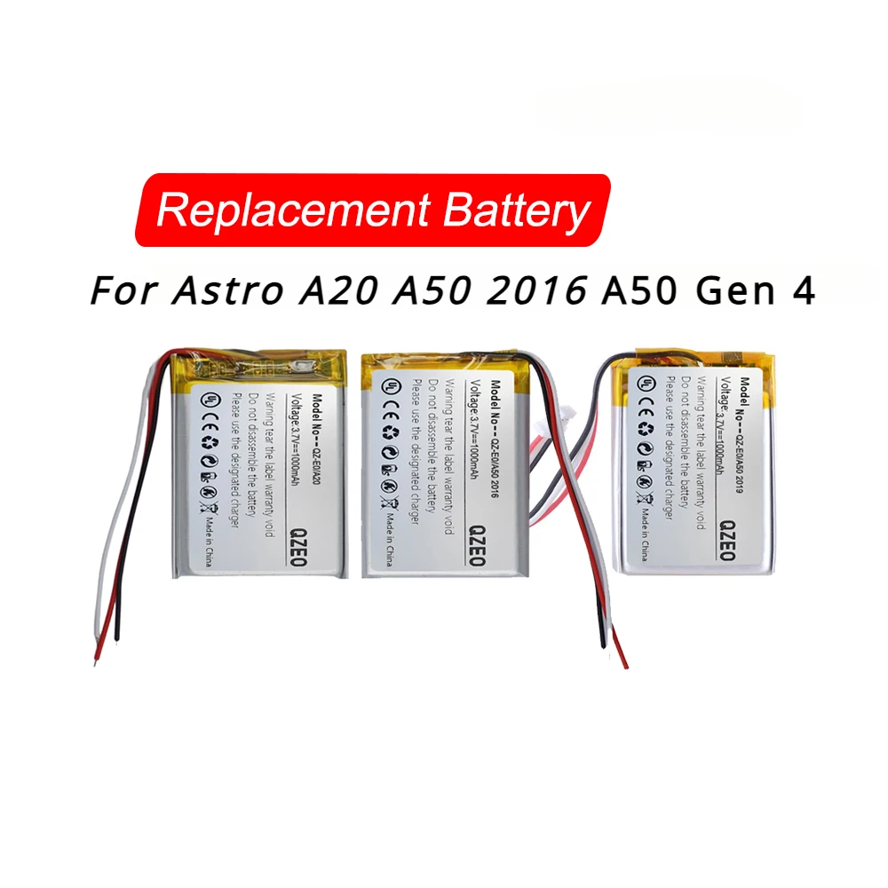 Replacement-Battery-For-Logitech-Astro-A20-A50-Gen-4-2016-Gen4-2019-533 ...