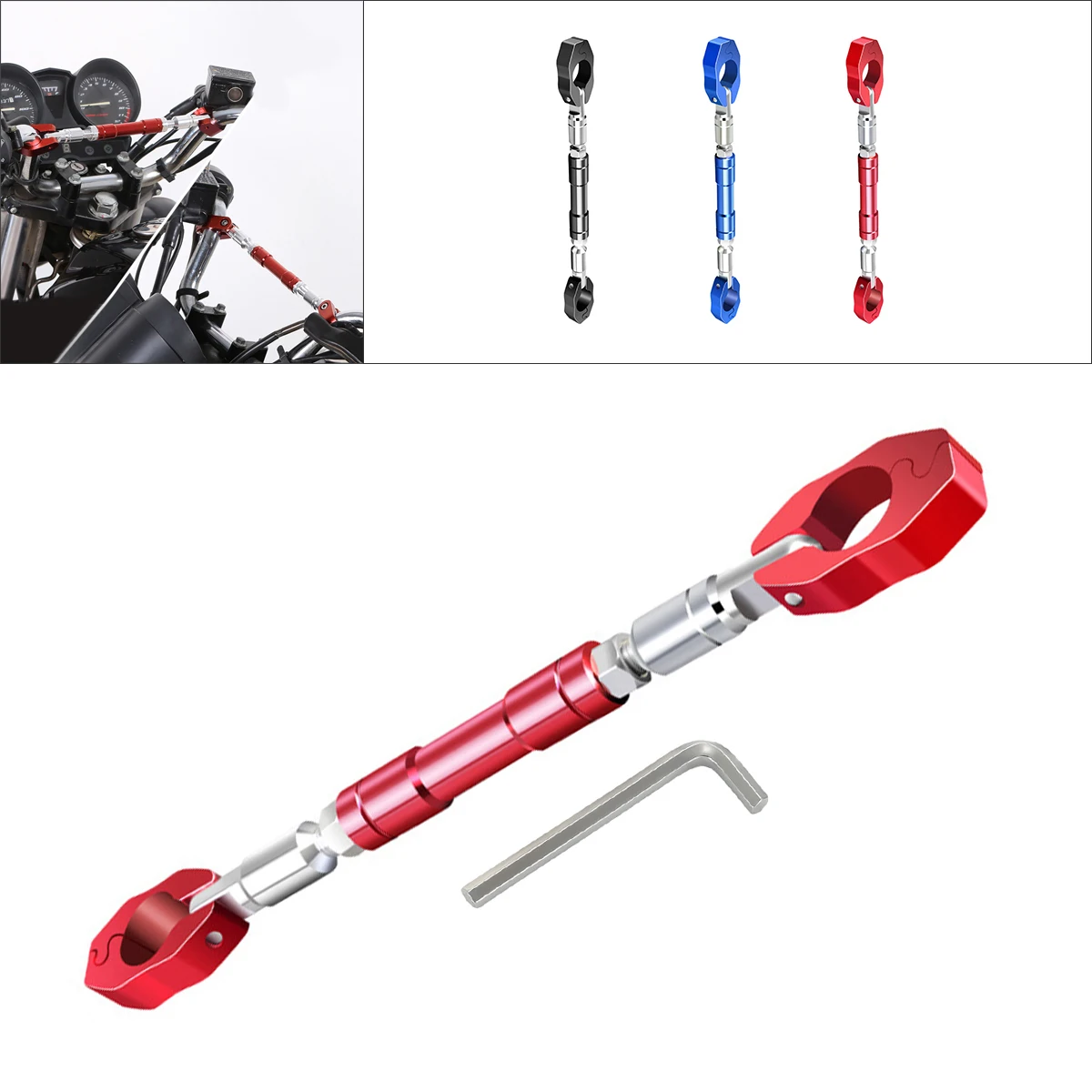 1pc-22mm-Universal-Motorcycle-Handlebar-Strengthen-Balance-Crossbar ...