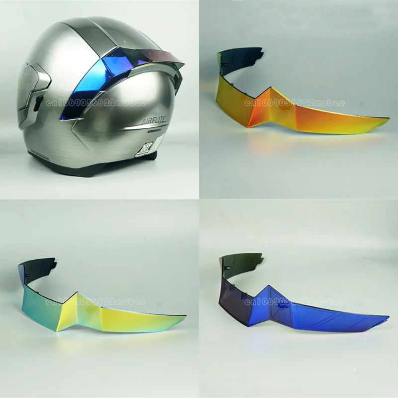 Motorcycle Rear Helmet Spoiler Case | Accessories Helmet Icon Airflite ...