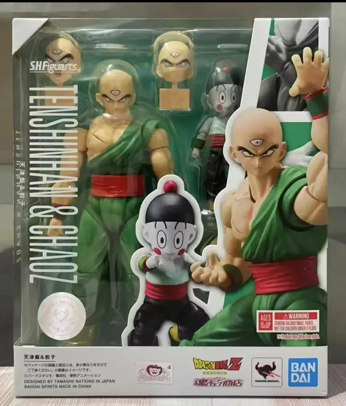 100-Original-Bandai-Shf-Sh-Figuarts-Dragon-Ball-Tenshinhan-Chaoz-Action ...
