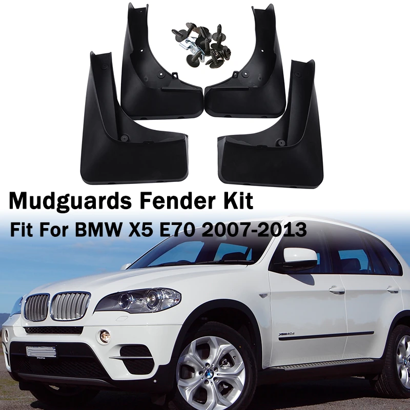 Mudguards Fender Kit Wheel Mud Flaps Splash Guards Fit For BMW X5 E70 ...