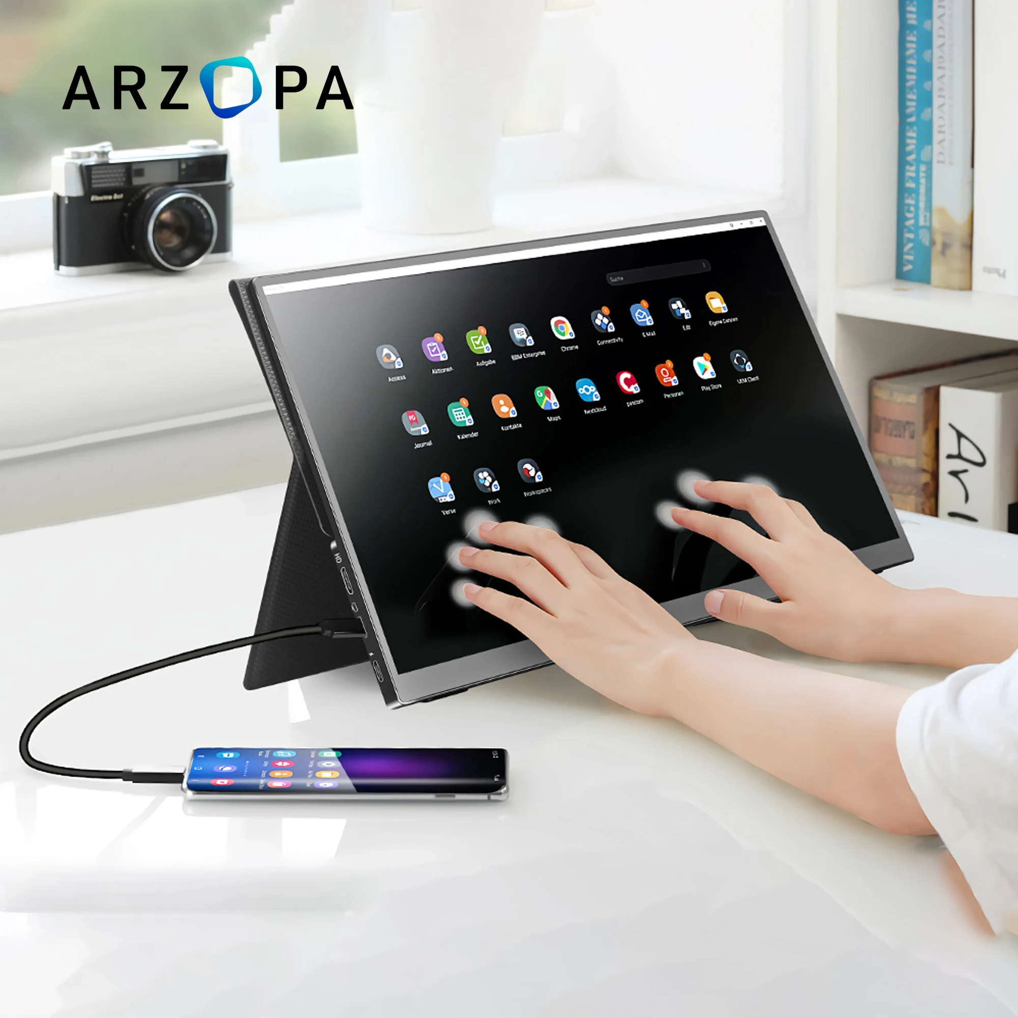 Phone-Laptop-External-IPS-Dual-1080P-Arzopa-15-6-Portable-Touch-Screen ...