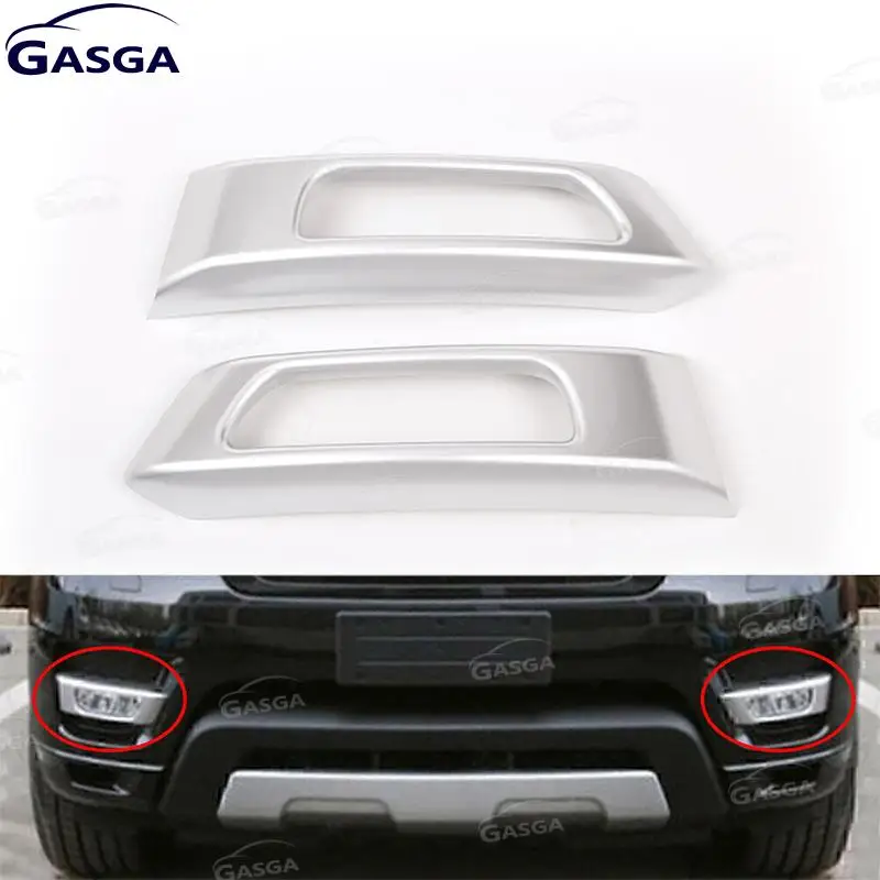Car Styling Trim Frame Car Front Bumper Fog Light Cover For Land Rover ...