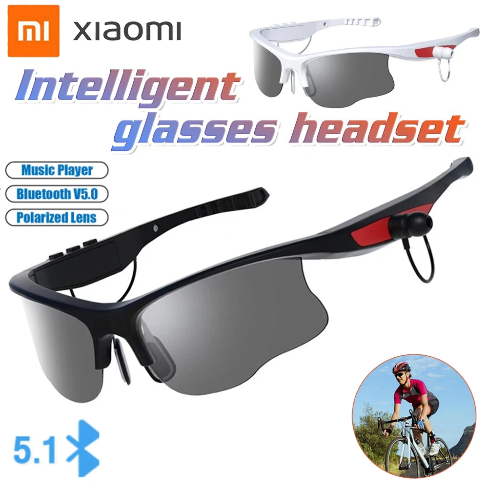 XIAOMI-Smart-Glasses-Headset-Wireless-Headphones-Bluetooth-Sunglasses ...
