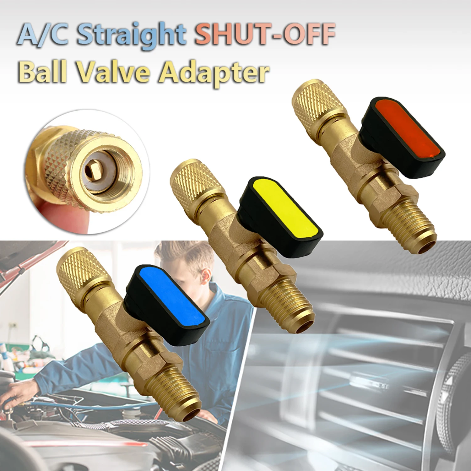 Air-Conditioning-Refrigerant-Ball-Valve-Adapter-1-4-SAE-Straight-Shut ...