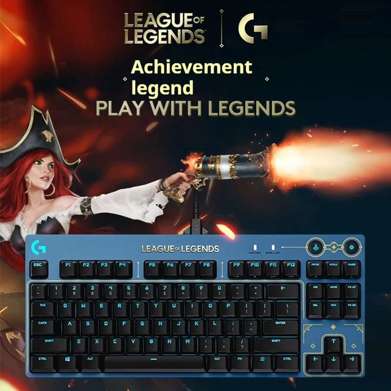Logitech-G-Pro-Wired-Mechanical-Keyboard-Hex-Gaming-Lol-Esports-87-Key ...