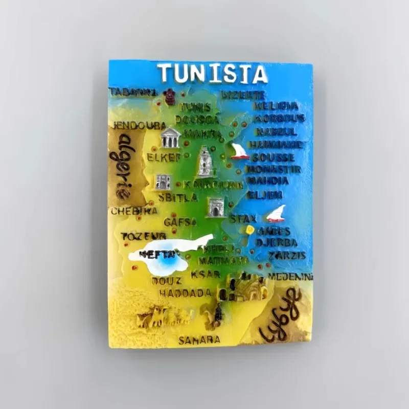 Tunisia Fridge Stickers Africa Travelling Souvenirs Photo Wall Magnetic ...