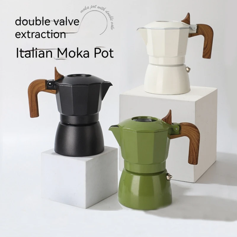 Double-Valve-Mocha-Pot-Italian-Espresso-Machine-Extraction-Vintage-Pot ...