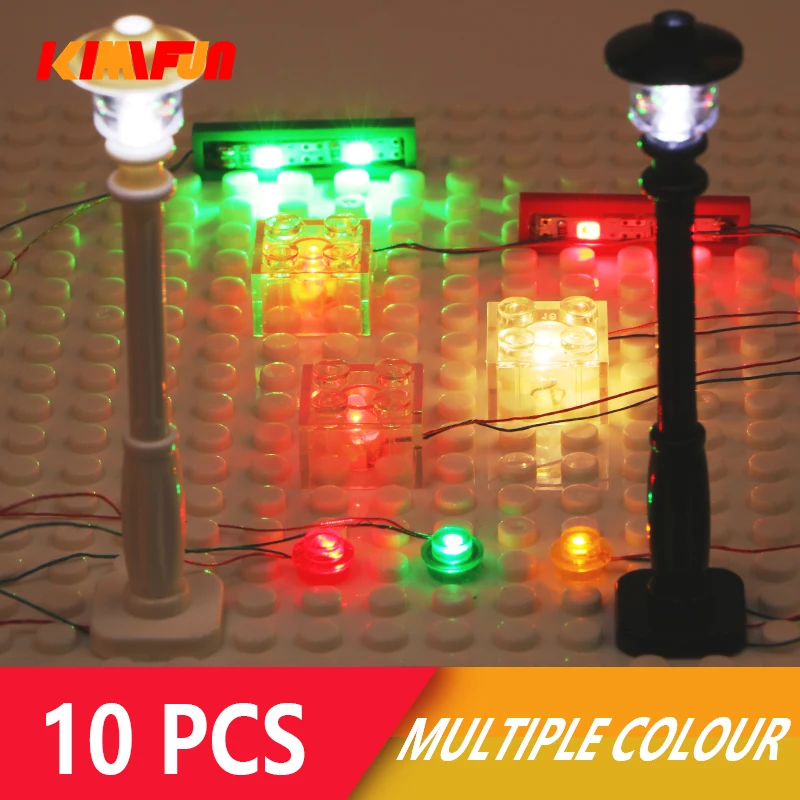 Traffic street light City Building blocks Bricks USB Port And LED Light ...