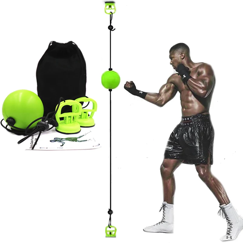 Boxing Sucker Speed Ball Fight Ball Reflex Trainer for Reaction Boxing ...