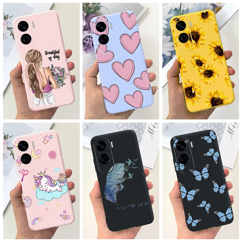 Candy-Color-Silicon-Case-For-Honor-90-Lite-2023-Cute-Soft-Rubber-Phone ...
