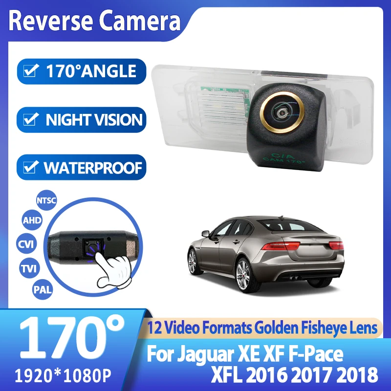 Waterproof Car HD CCD Night Vision Rear View Parking Reverse Backup ...