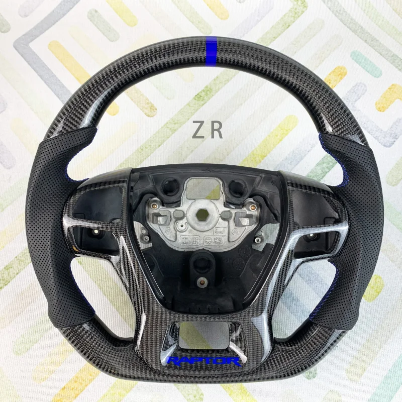 Volante-de-fibra-de-carbono-forjado-para-Interior-de-coche-accesorios ...