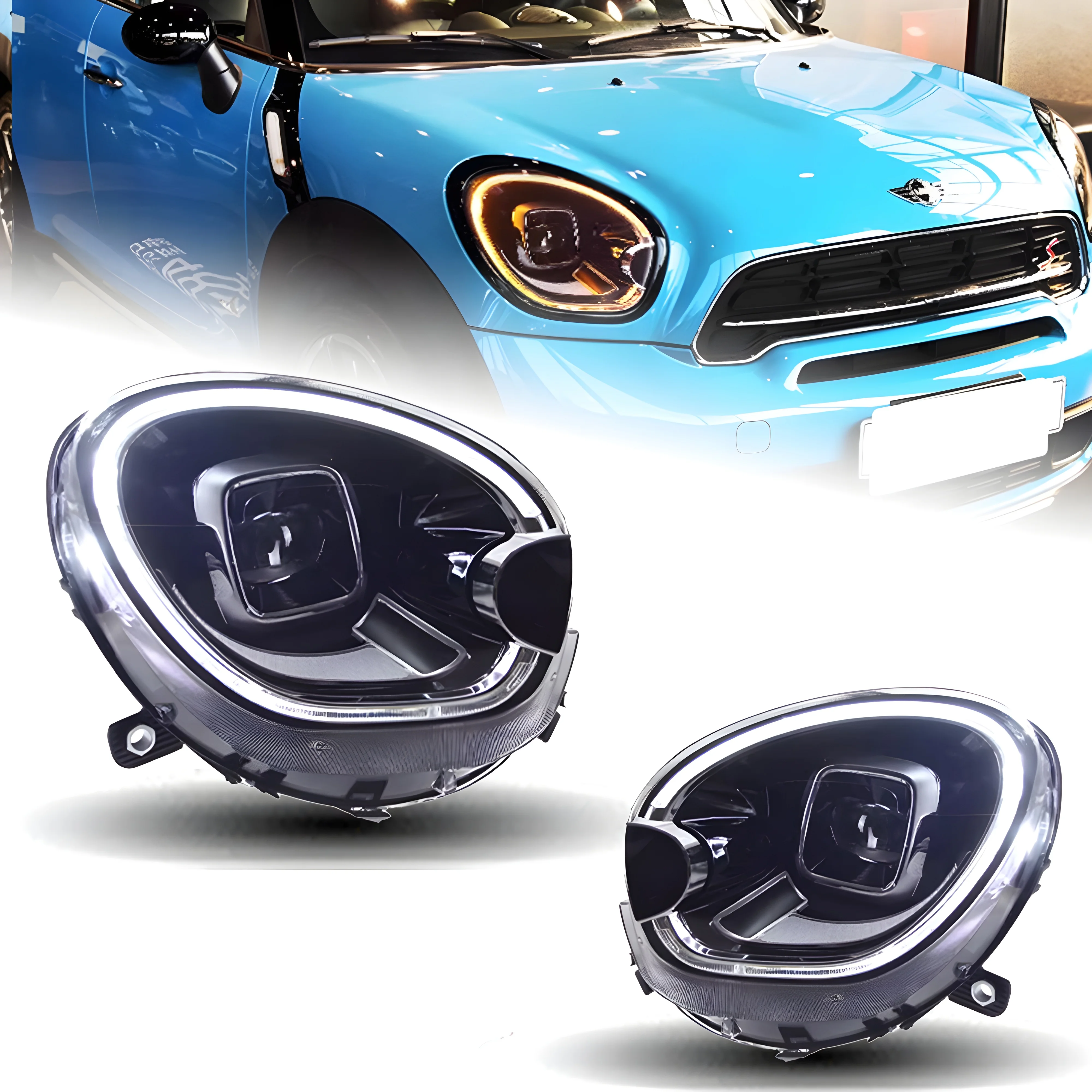 Car-Styling-Headlights-for-MINI-R60-LED-Headlight-2010-2016-Countryman ...