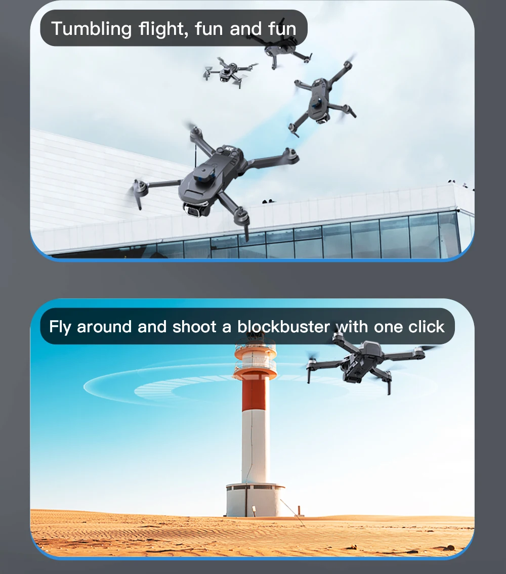 4K Noir-3B-Drone SG101 Pro 8K Professionnel pour Touristes, Caméra 4K ...