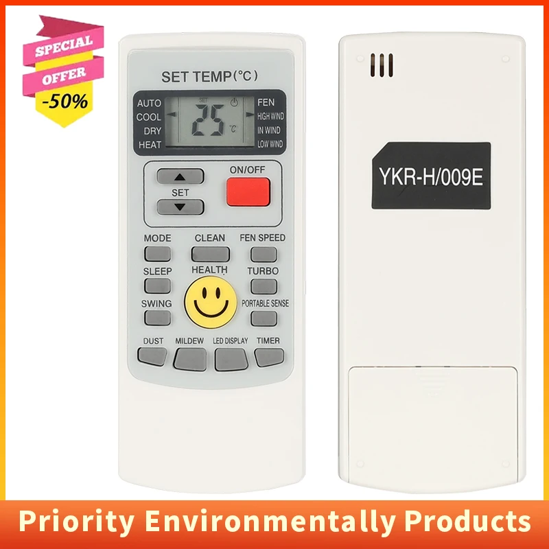 YKR-H-009E-YKR-H-009E-Remote-Control-Compatible-With-AUX-Air ...