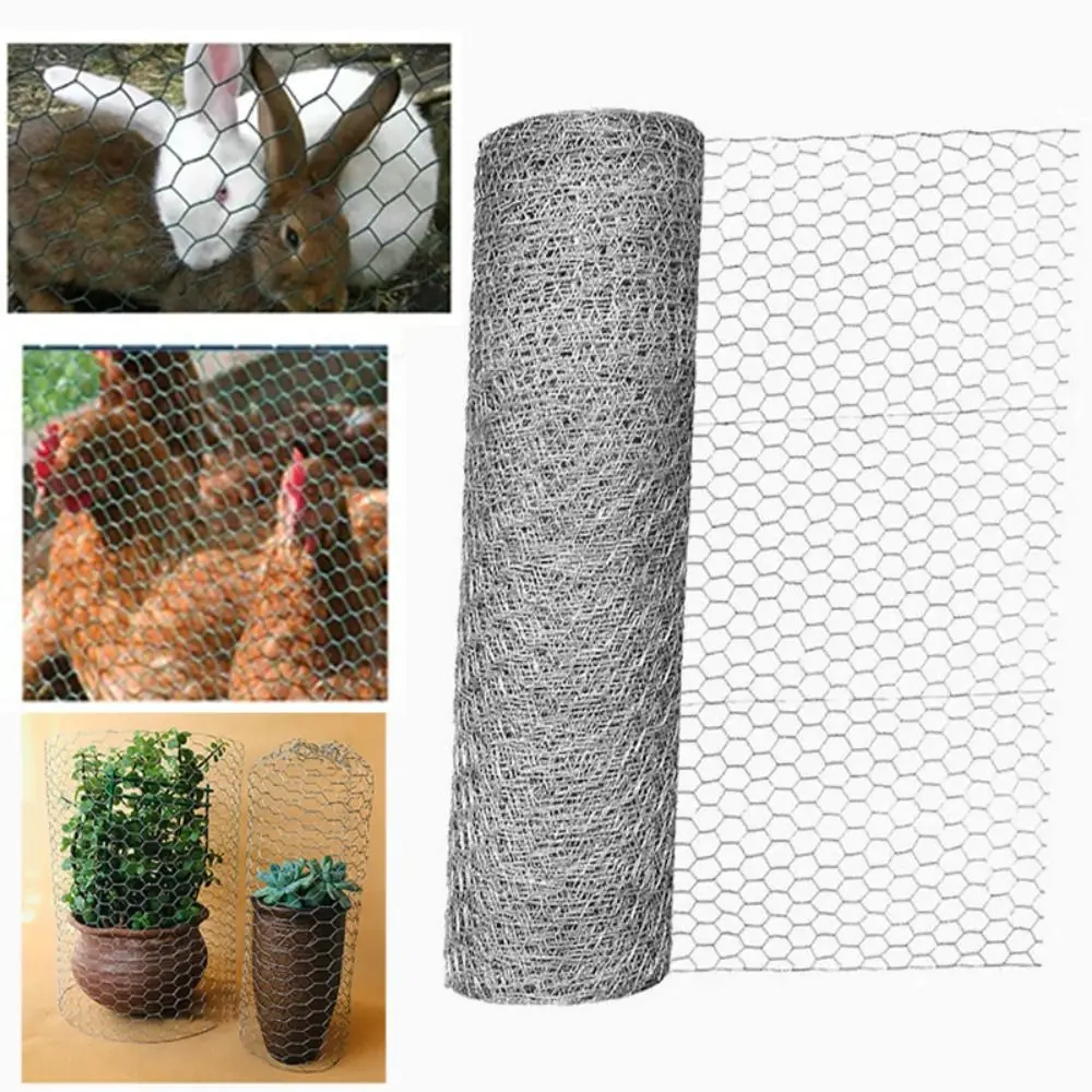 Hexagonal Chicken Wire Mesh Galvanised Garden Rabbit Fencing 0.1/0.35/0 ...