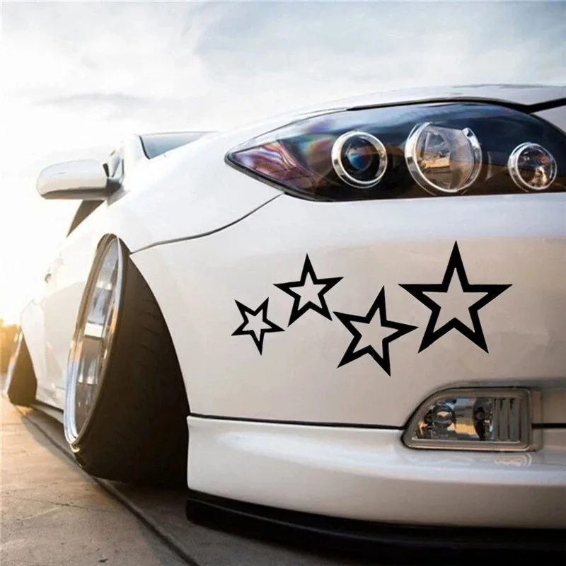 12CMX24CM stars car sticker vinyl car decal waterproof stickers on car ...