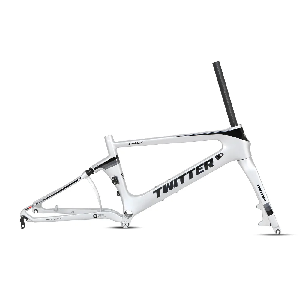 Twitter-f451-folding-bike-frame-T800-bicycle-frame-carbon-22-inches ...