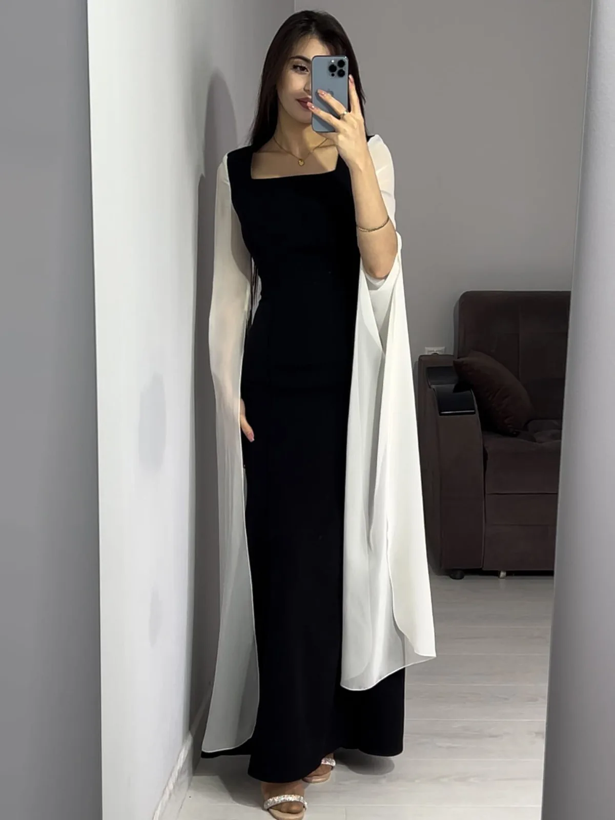 Eid-Muslim-Party-Dress-Satin-Abaya-for-Women-Jalabiya-Ramadan-Long ...