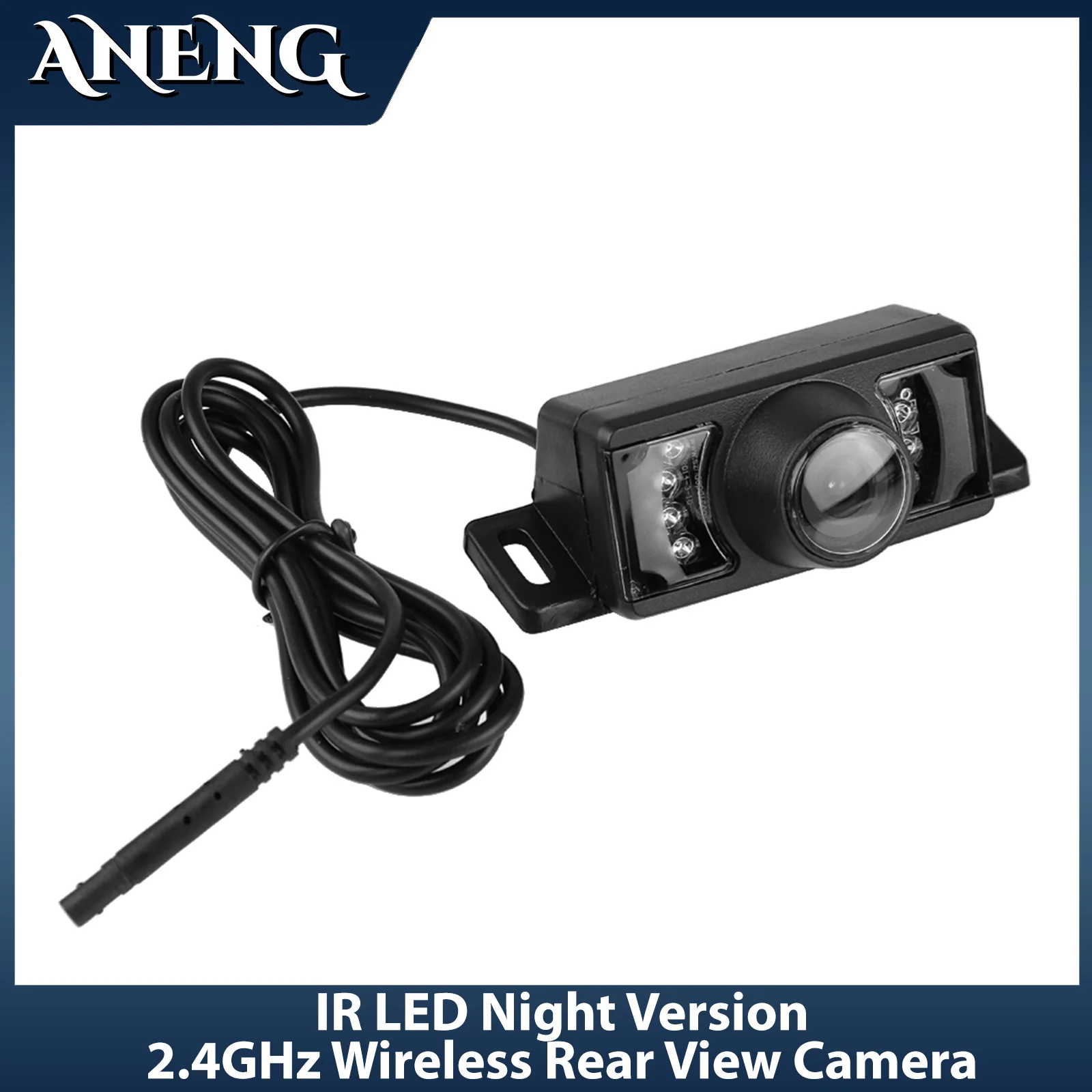 Generic 7led Wireless Car Rear View Camera 170 Degree Wifi Reversing ...
