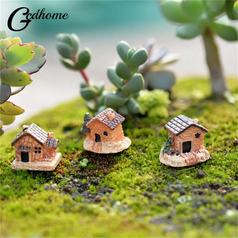 Miniature Fairy Cottages In Terrariums