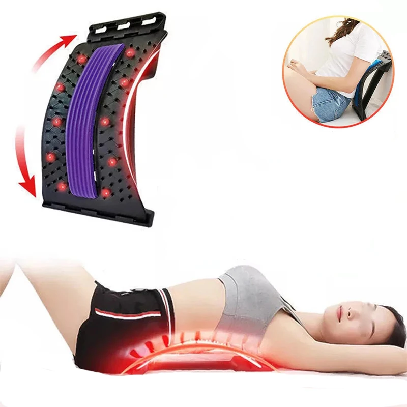 Magnetic-Back-Massage-Muscle-Relax-Stretcher-Posture-Therapy-Corrector ...