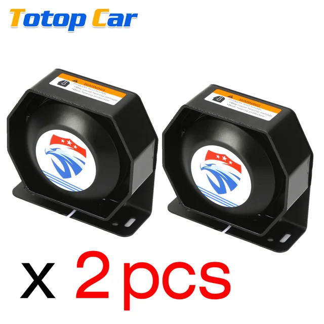 600W Car Warning Alarm control box 18 Sound Police Firetruck Siren ...