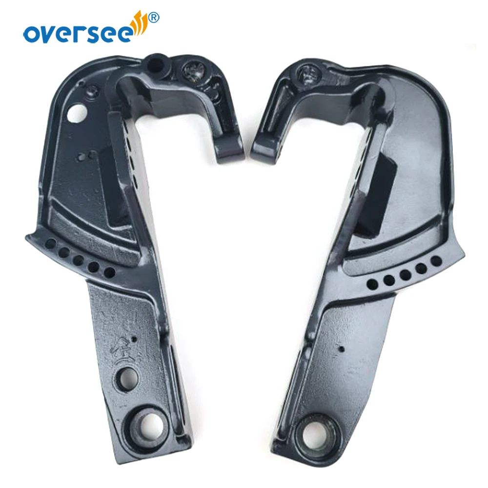 65W-43112 Bracket Clamp Right Side For Yamaha Outboard Motor 2T 40HP 4T ...