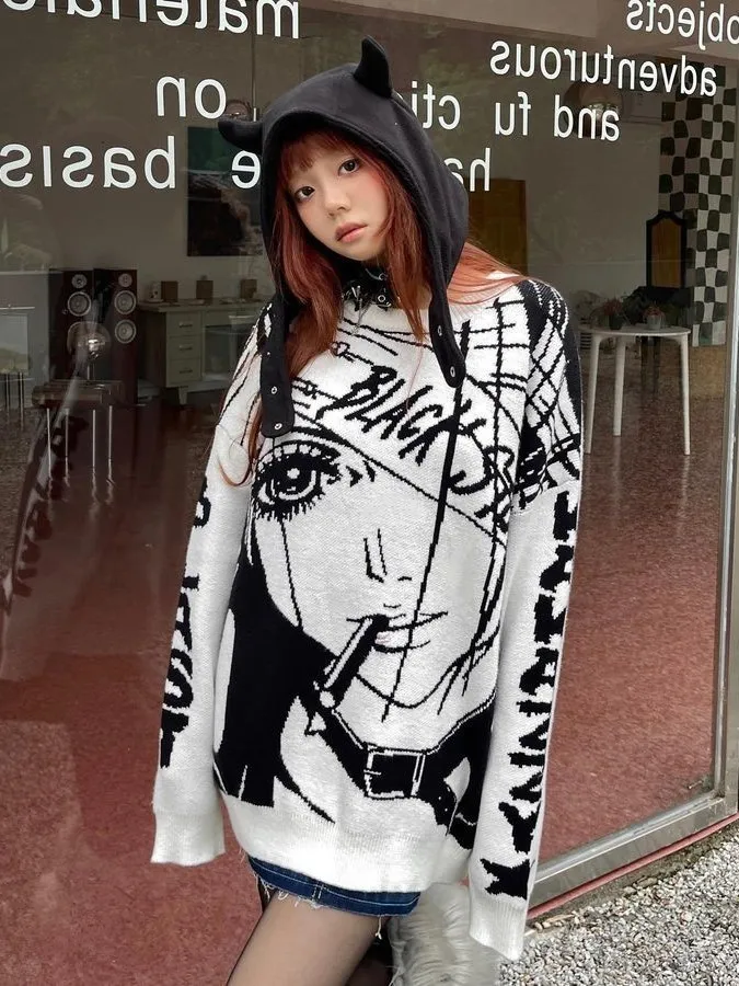 Amane Sweater Japanes Anime Loose Sweater Cosplay Costumes Misa ...