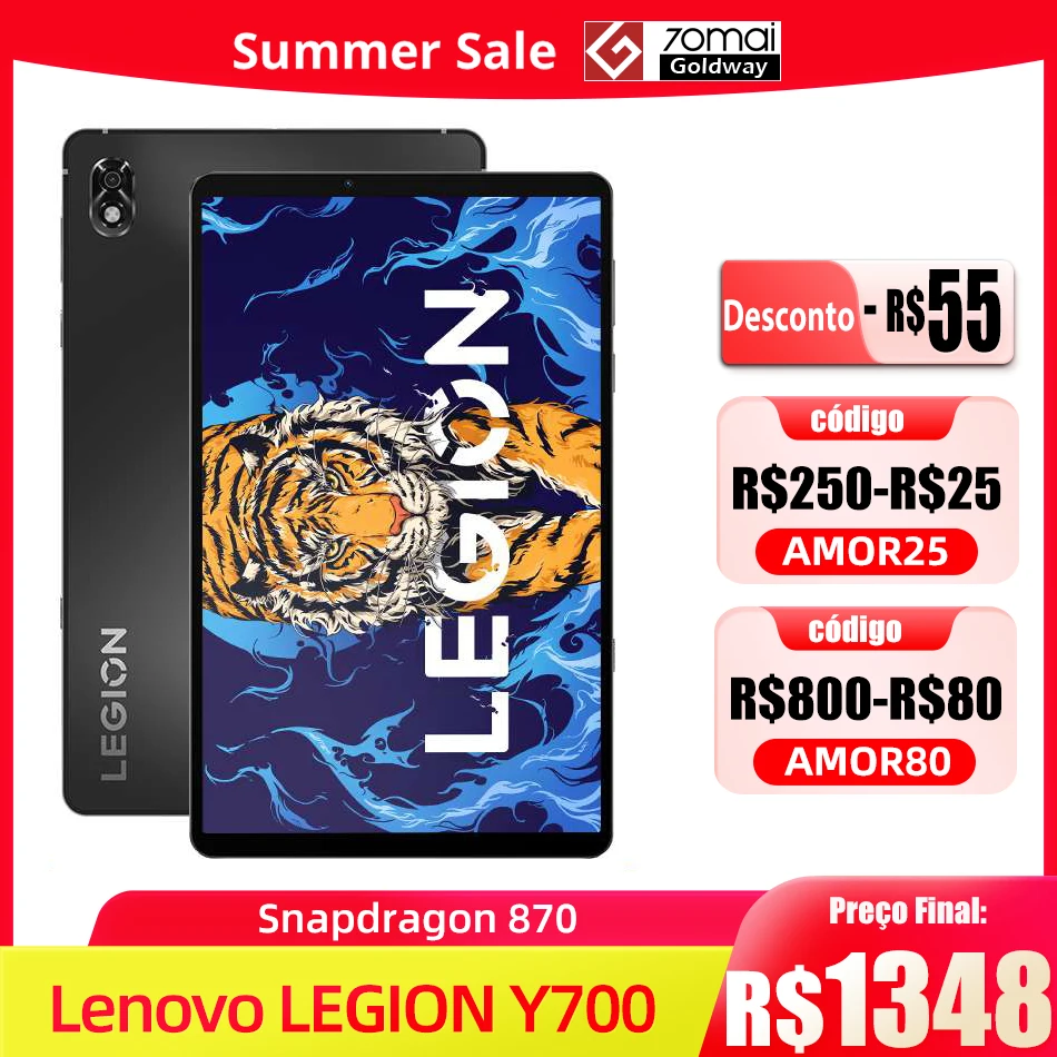 O firmware global 2022 lenovo legion y700 tabuleta snapdragon 870 octa ...