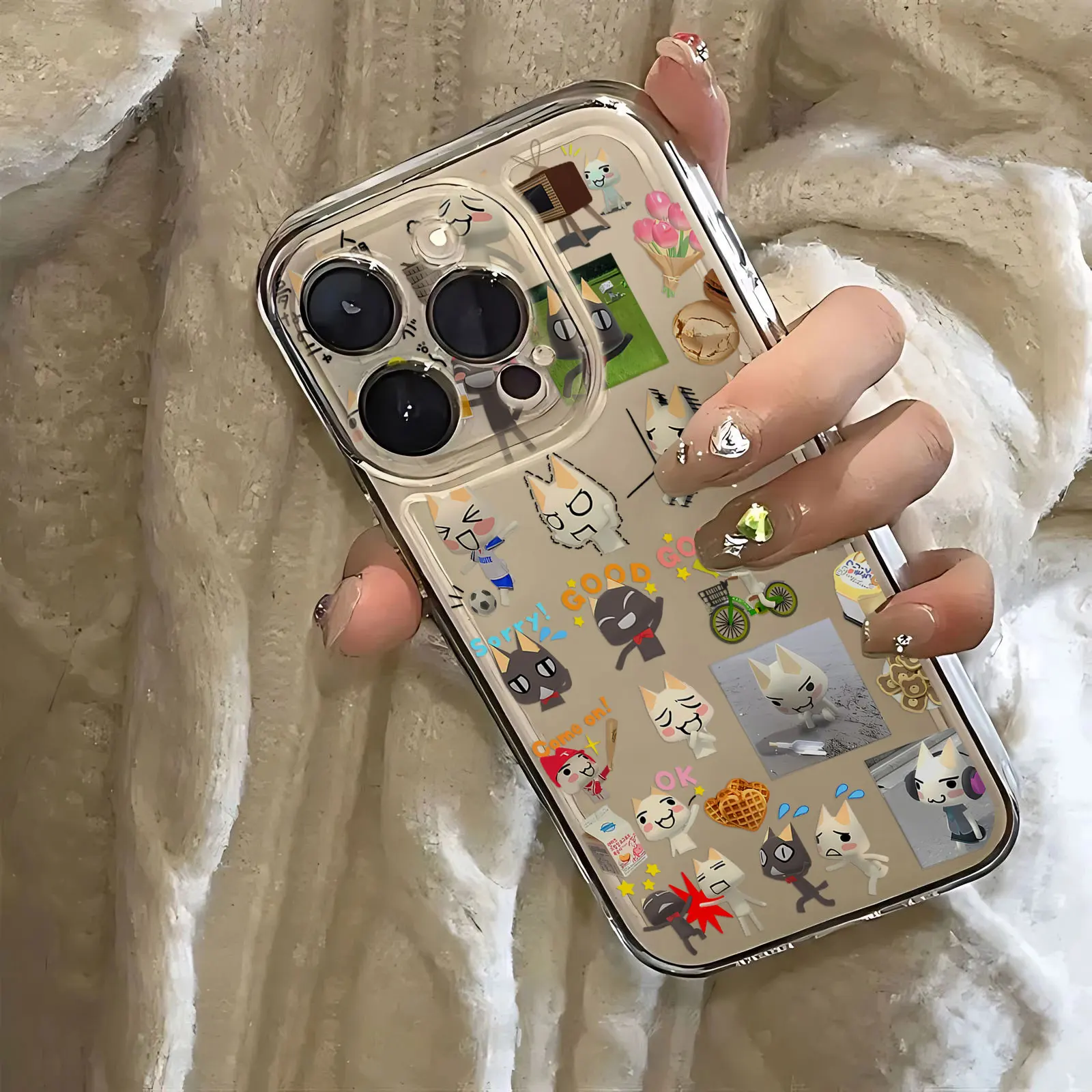 Adorable Toro Inoue Cat Soft TPU Phone Case for Redmi 13C 5G (T ...