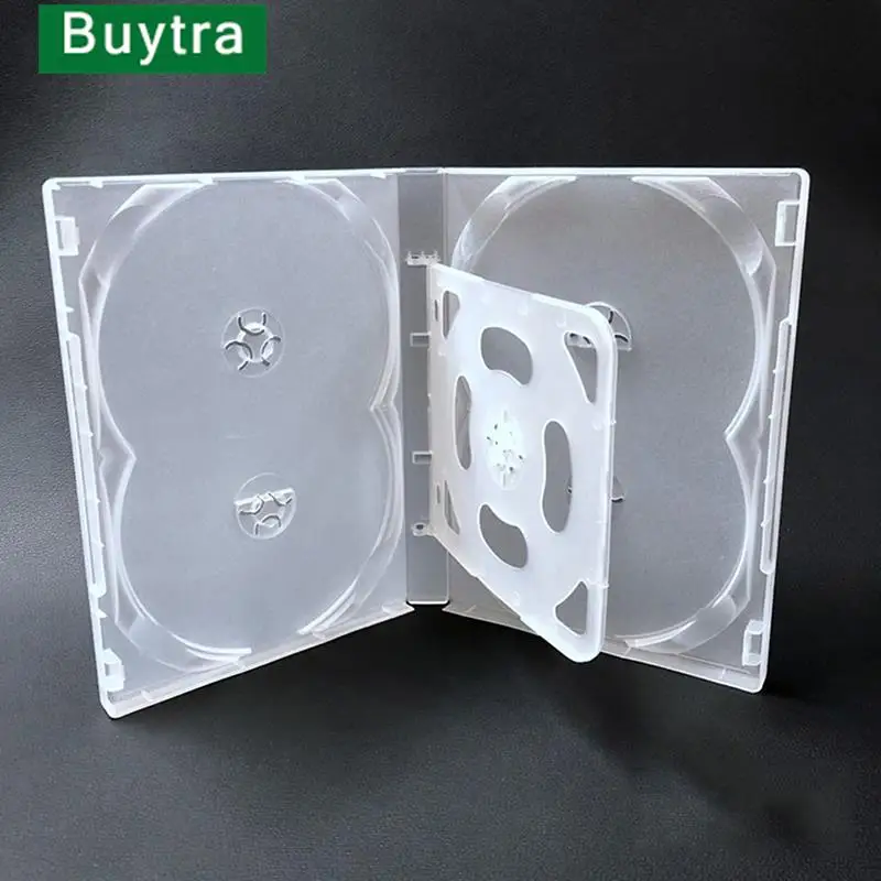 Rectangular-Empty-CD-DVD-Case-Plastic-Milky-Transparent-CD-Case-CD-Case ...
