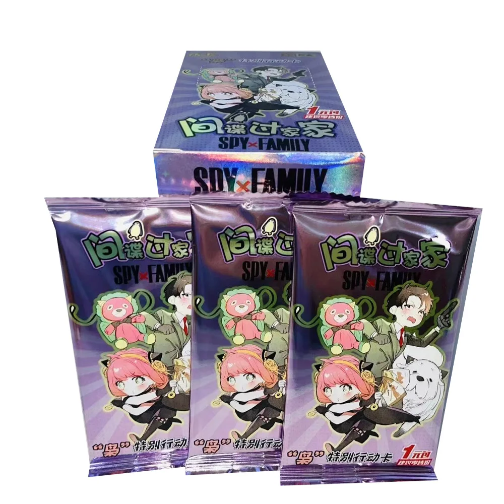 New-SPY-FAMILY-Cards-Anya-Yor-Forger-Sylvia-Anime-Character-Peripheral ...