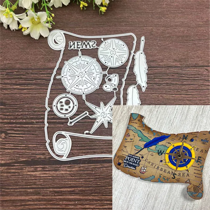 Compass-Scroll-Set-Frame-Metal-Cutting-Dies-Stencils-For-DIY ...